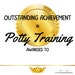 Potty Training Award Toddler Reward Certificate for Boys & Girls Child ...