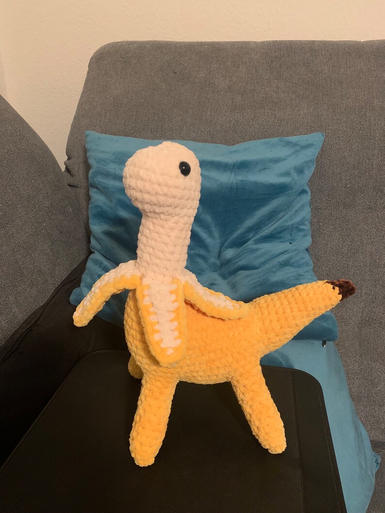 Bananasaurus Crochet Amigurumi Plush Toy - Etsy