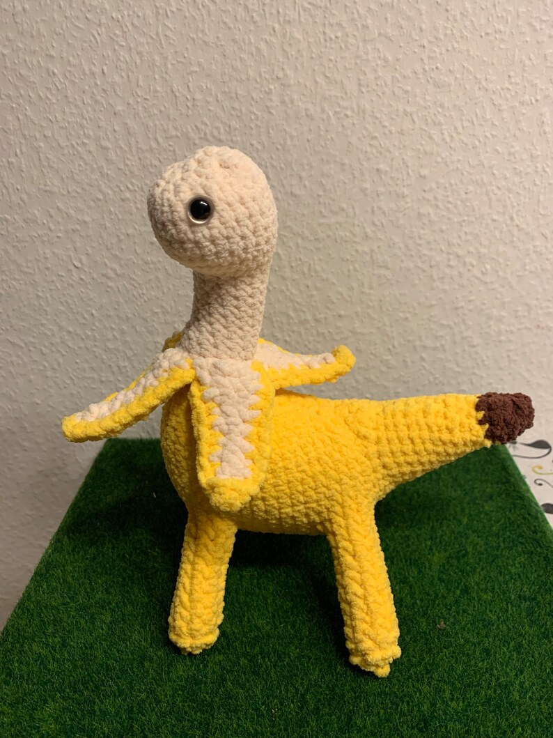 Bananasaurus Crochet Amigurumi Plush Toy - Etsy