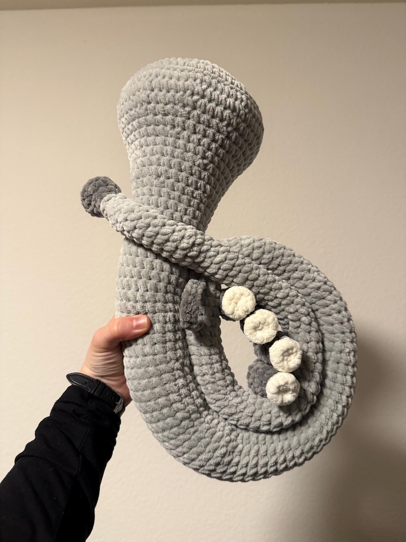 Tuba Brass Instrument Crochet Pattern ENG PDF - Etsy