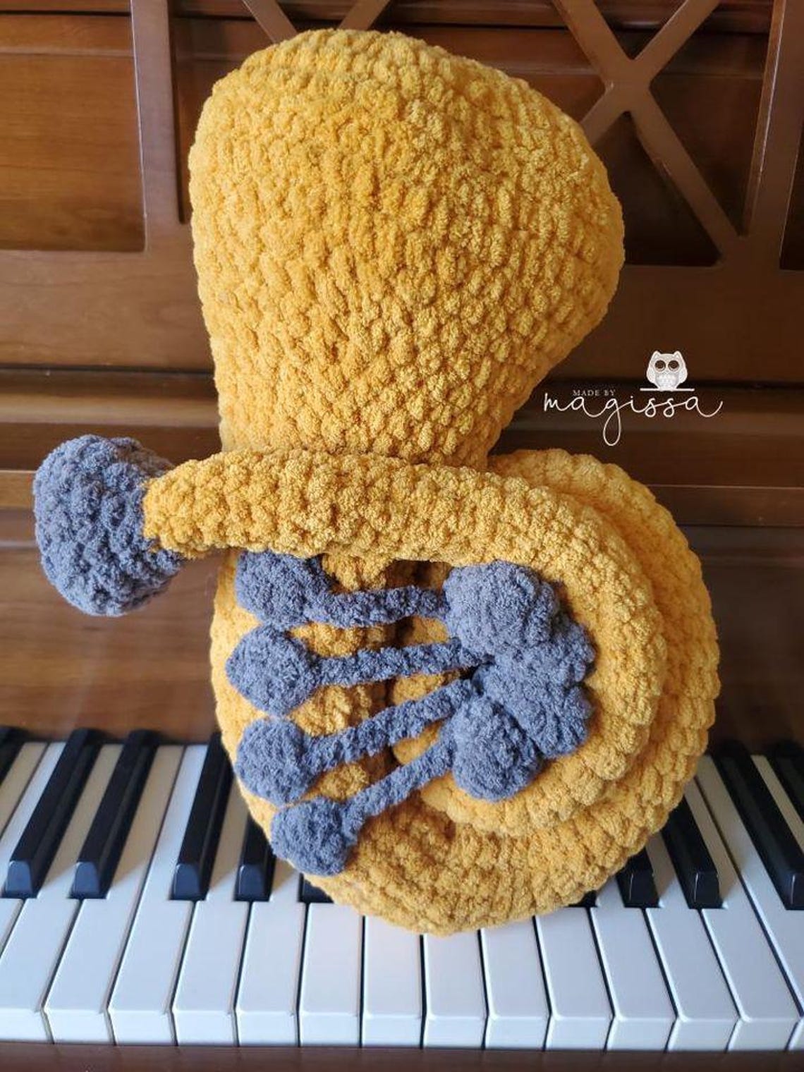 Tuba Brass Instrument Crochet Pattern ENG PDF - Etsy