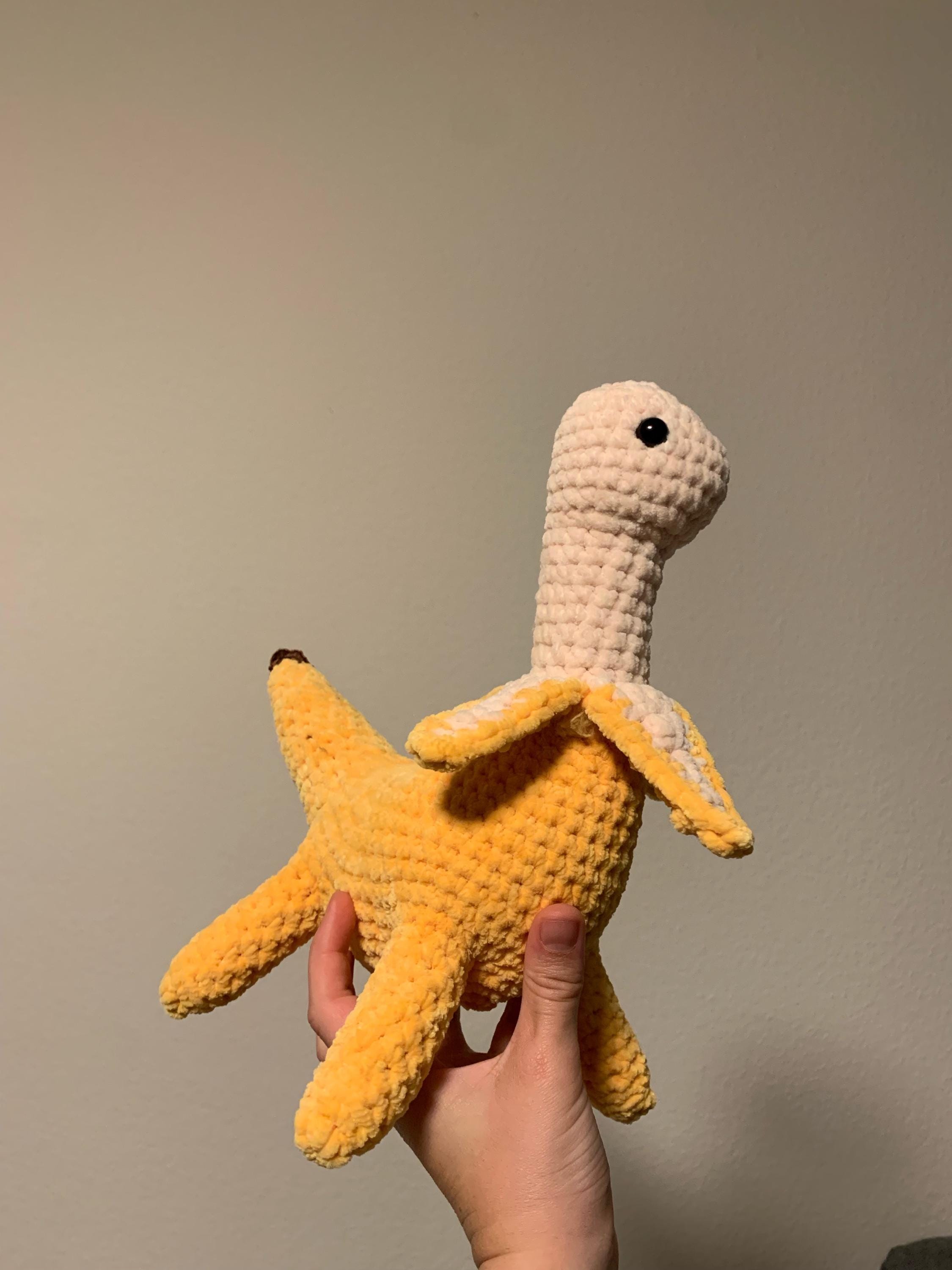 Bananasaurus Crochet Amigurumi Plush Toy - Etsy