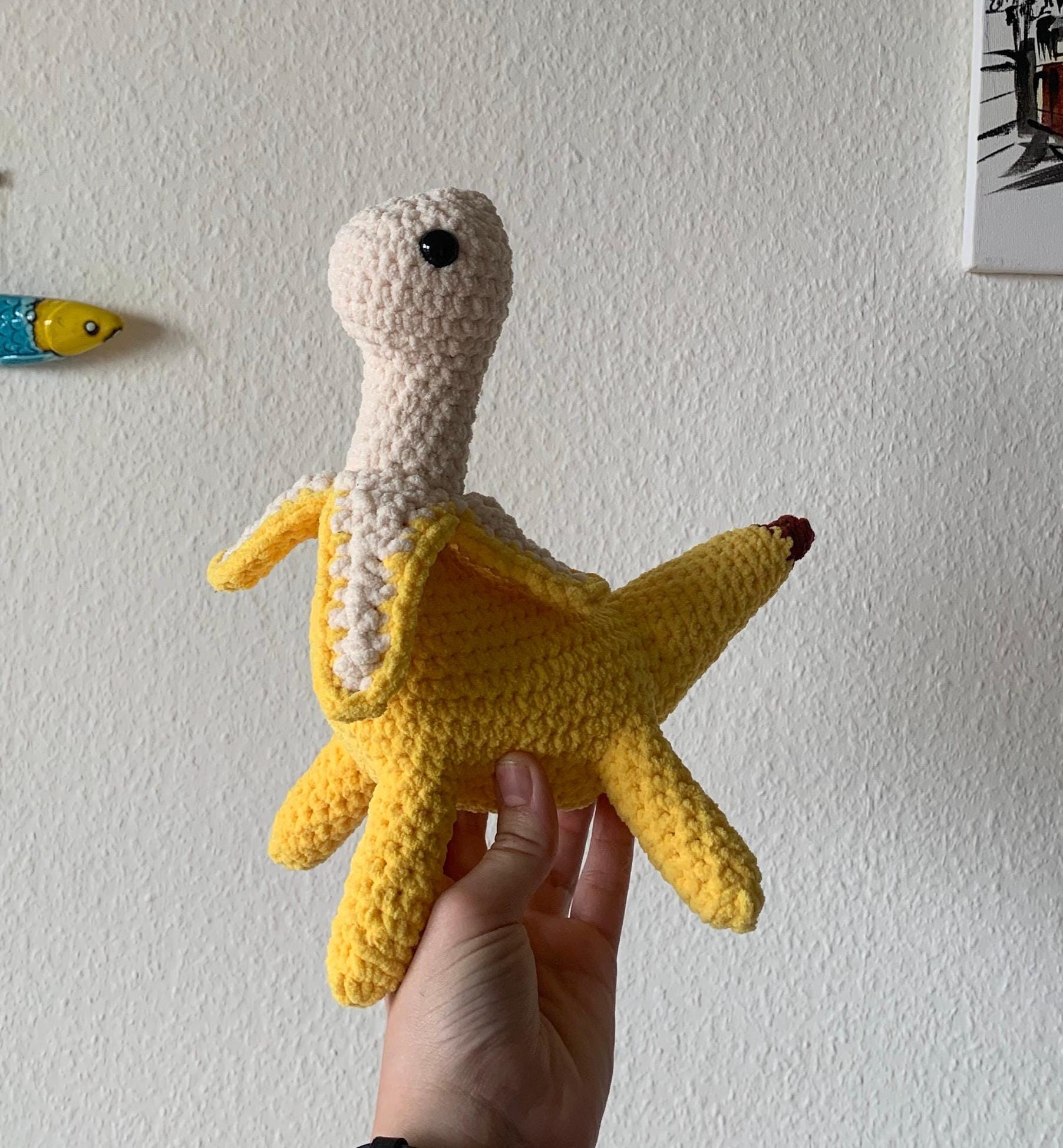 Bananasaurus Crochet Amigurumi Plush Toy - Etsy