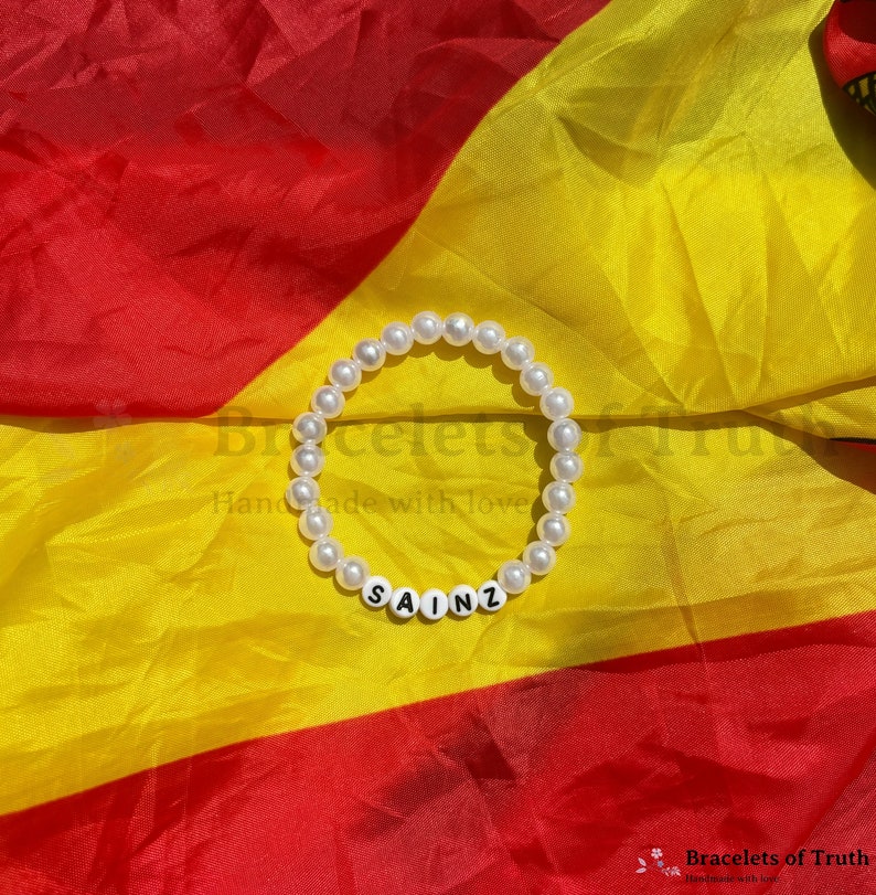 Carlos Sainz Bracelet Formula 1 Smooth Operator Chili Ferrari - Etsy