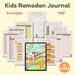 Ramadan Journal for Kids, Ramadan Planner for Children, Islamic Muslim ...