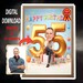 PERSONALIZED 55th BIRTHDAY Extra Special Day Caricature Photo to ...