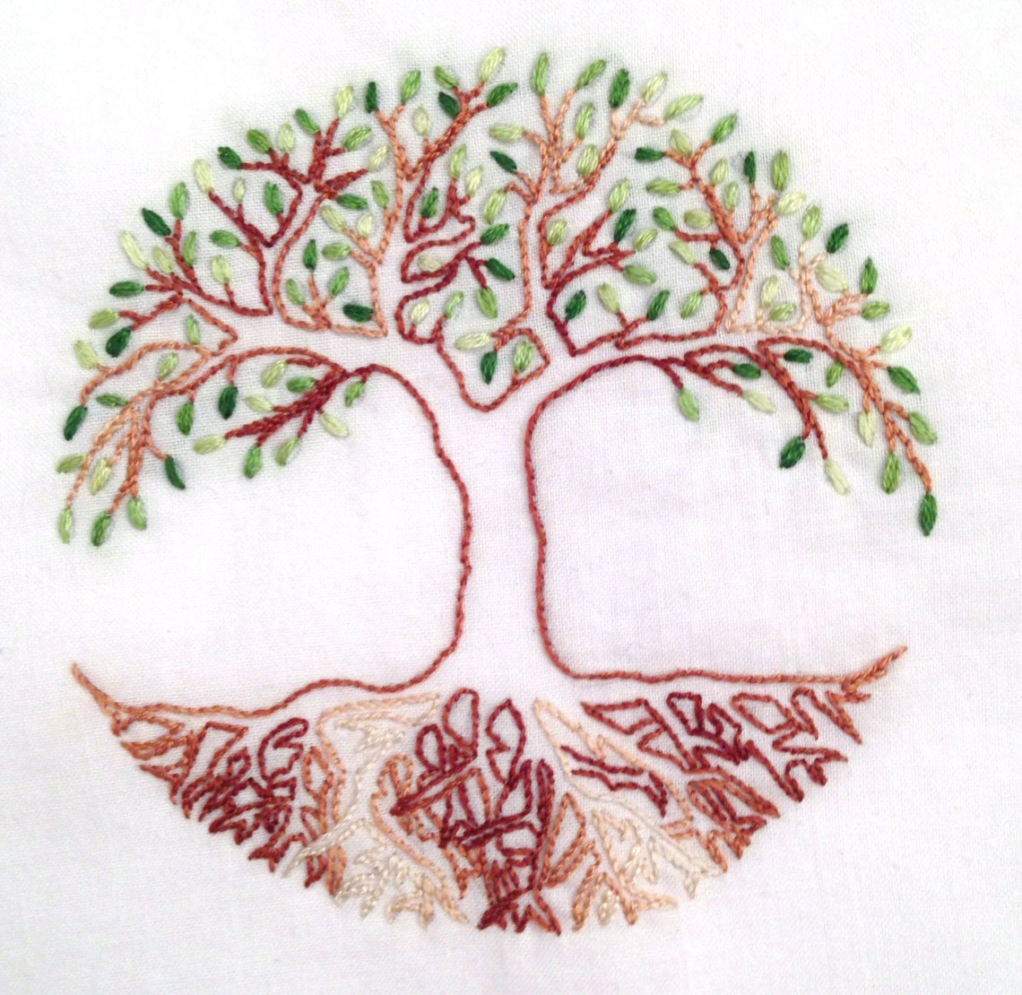 Tree of Life Hand Embroidery Pattern PDF - Etsy