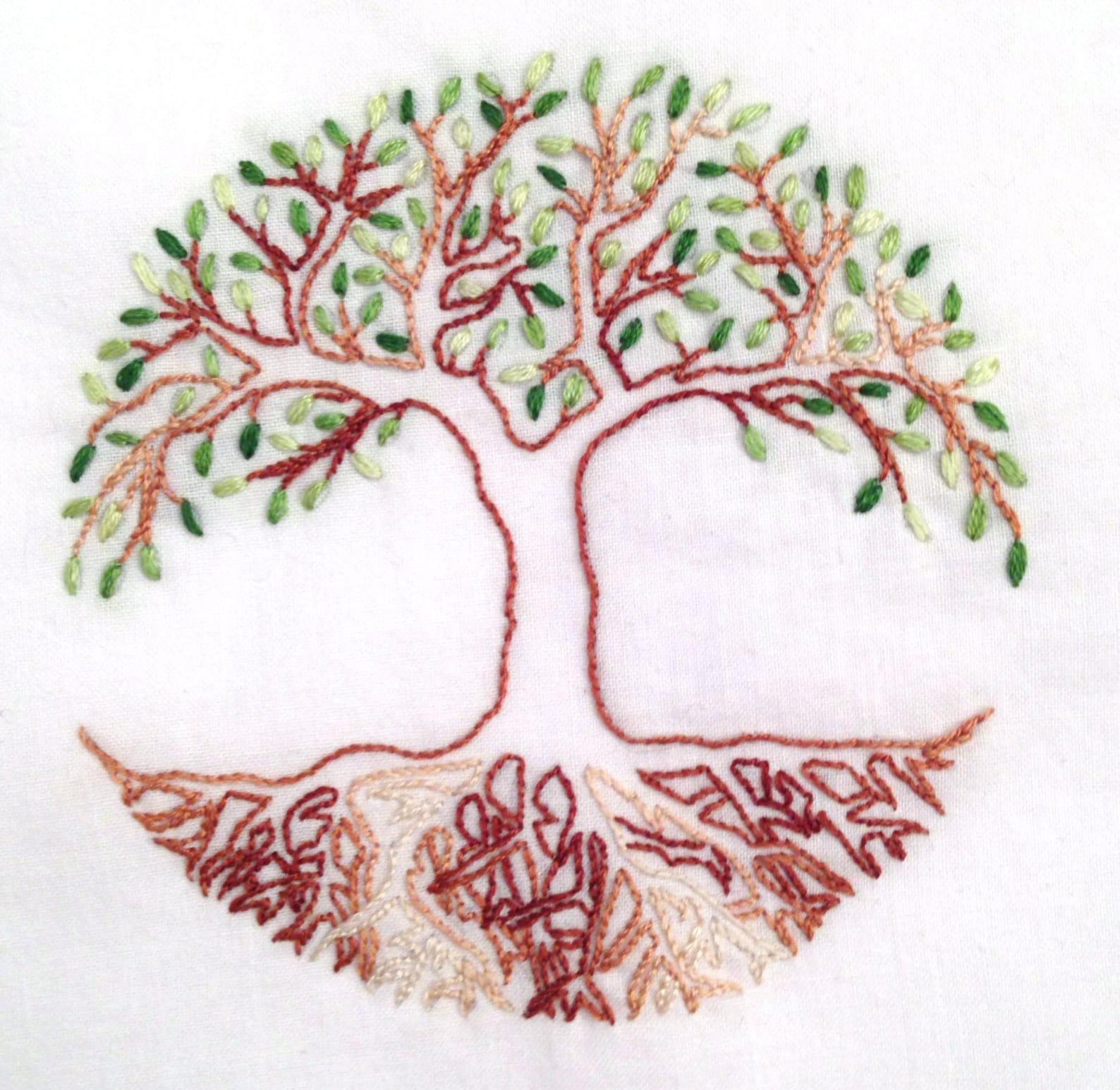 Tree of Life Hand Embroidery Pattern PDF - Stitching Instructions ...