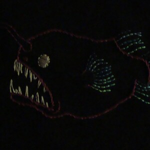 Anglerfish Hand Embroidery Pattern PDF - Stitching Instructions ...