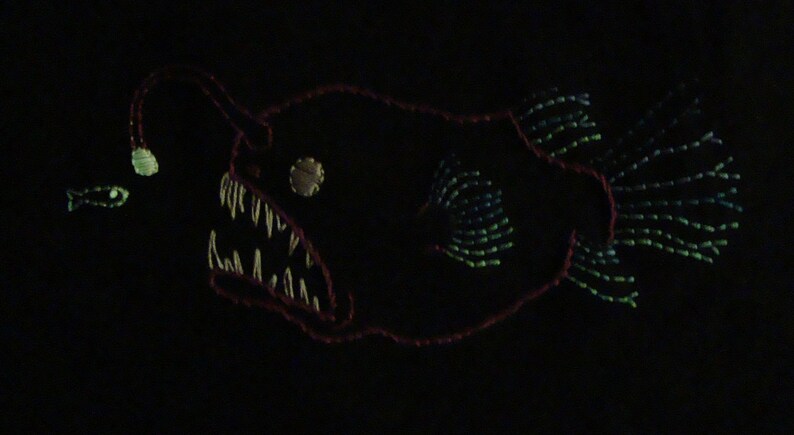 Anglerfish Hand Embroidery Pattern PDF - Etsy