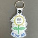 Dandelion Blow Me Keychain | Adult Humor Keychain | Embroidered Faux ...
