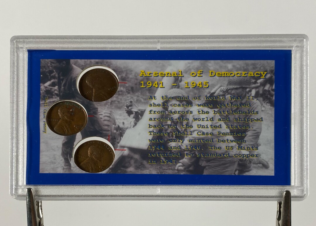World War II Coins: Shell Case Pennies - Etsy