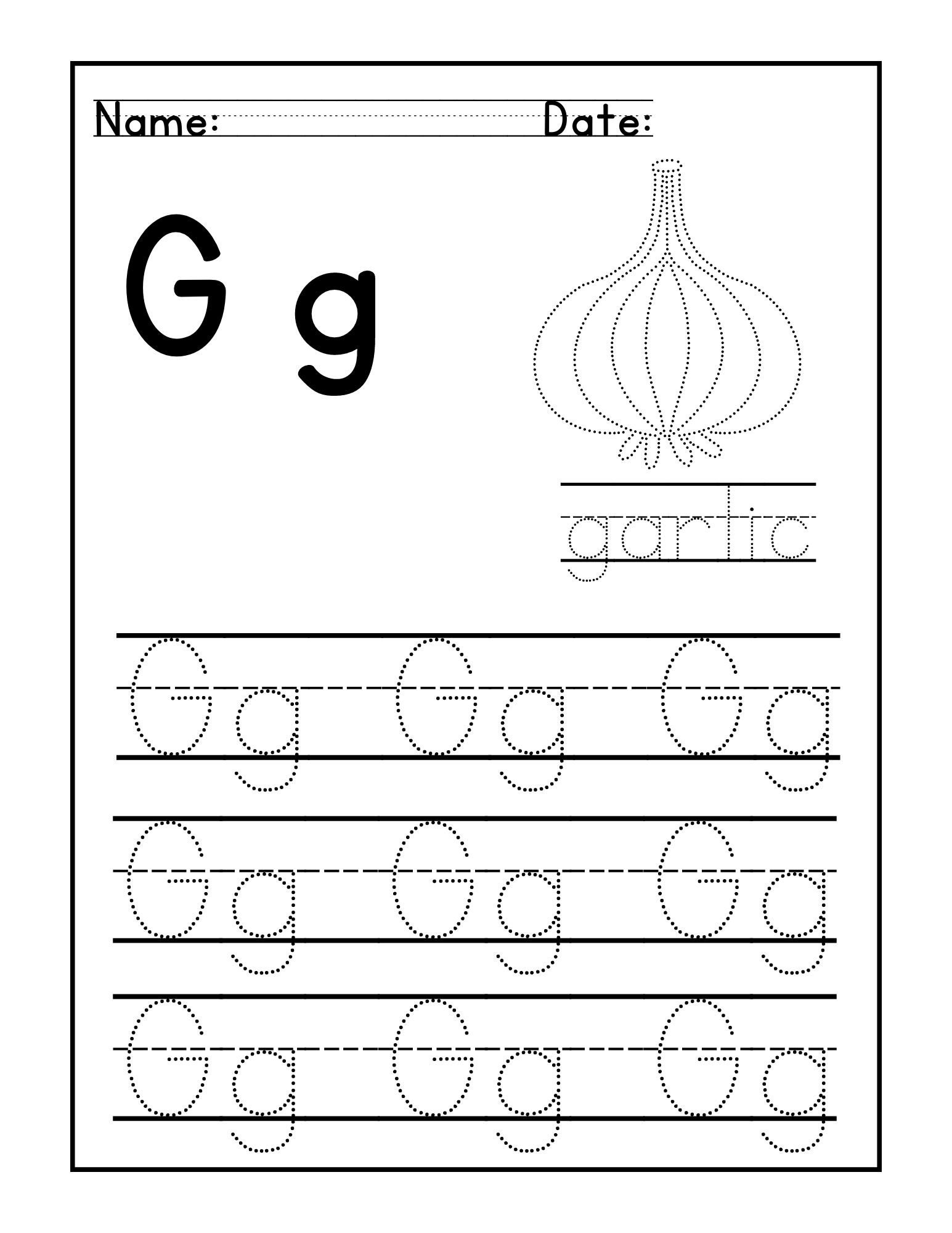Alphabet Worksheets for Preschooler Letter Writing Black and White ...