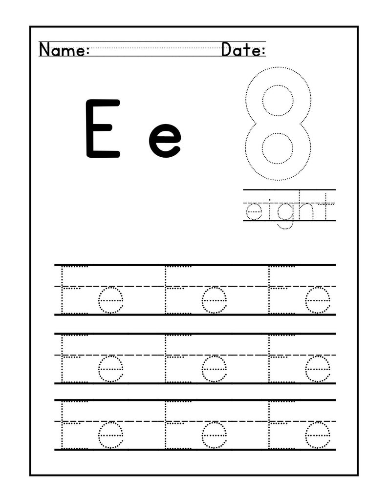 Alphabet Worksheets for Preschooler Letter Writing Black and White ...