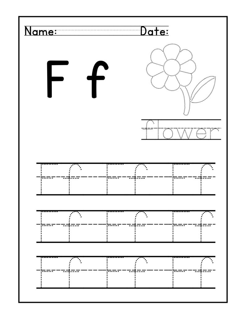 Alphabet Worksheets for Preschooler Letter Writing Black and White ...