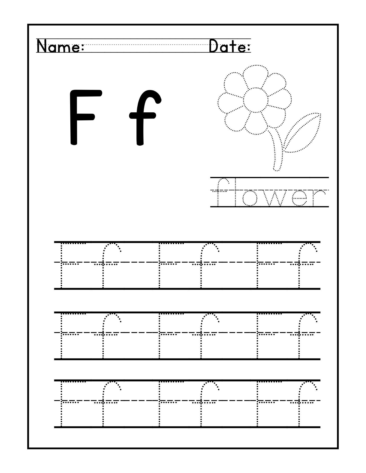 Alphabet Worksheets for Preschooler Letter Writing Black and White ...