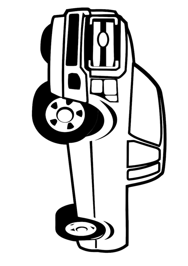 Kids Coloring Pages, Car Printable 20 Pages, Coloring Book for Kids ...