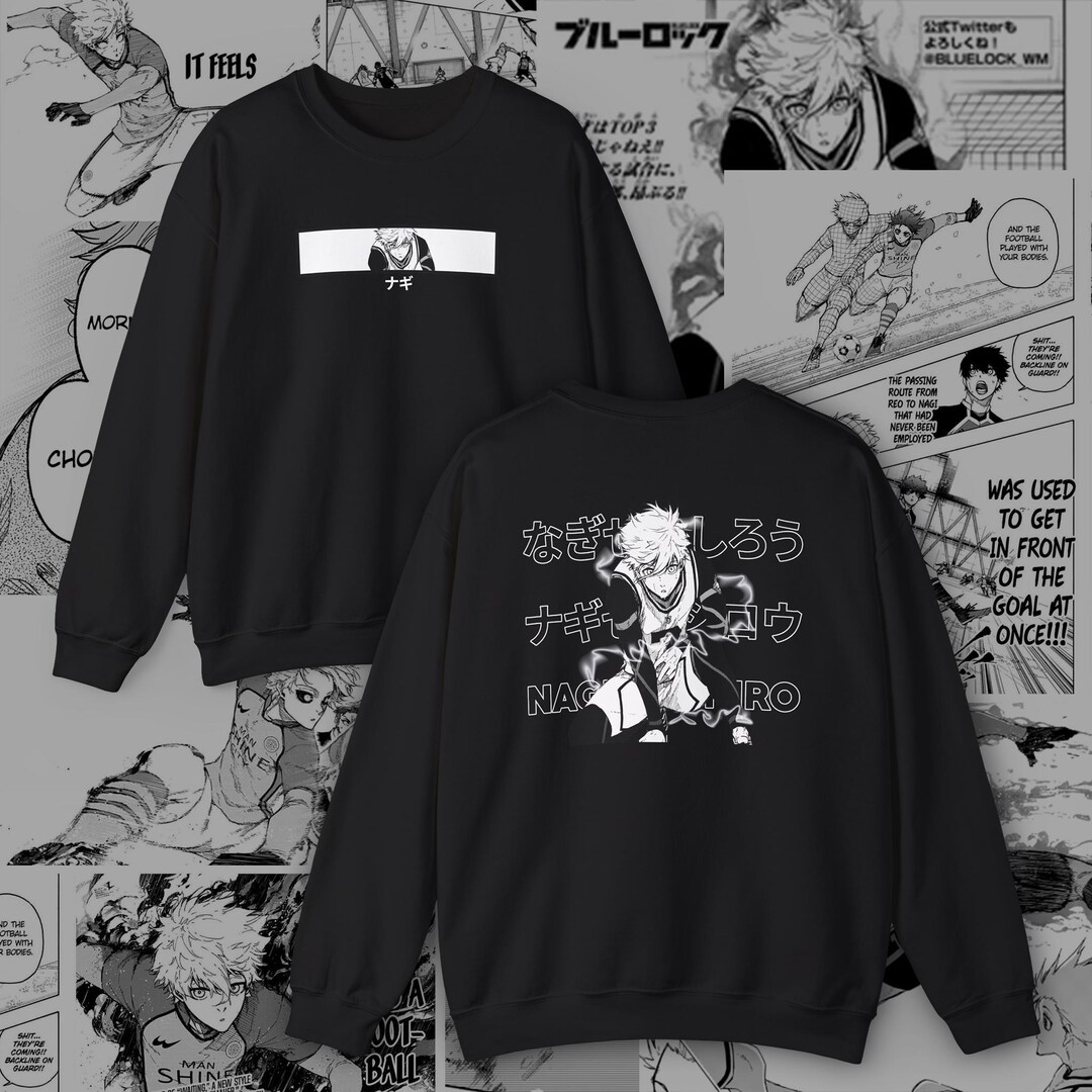 Nagi Seishiro Blue Lock Sweater Anime Sweater Trendy Manga Clothing ...