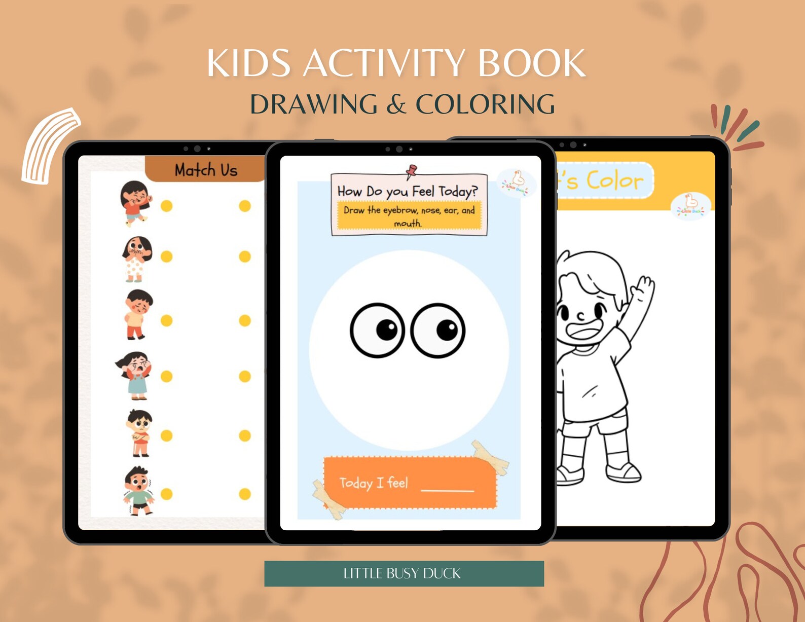 Kids Activity Book Kid's Digital Activity Book Digital Activity Book ...