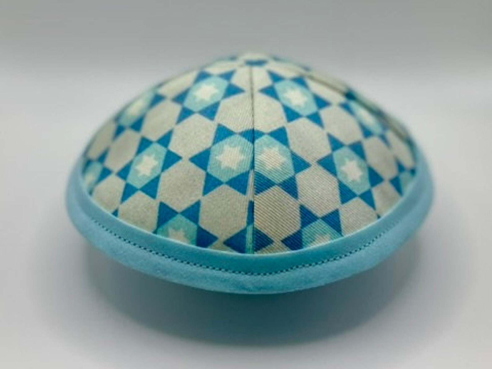 The Star of David (blue) | Whimsical Yarmulke | Fun Kippah | Handmade ...