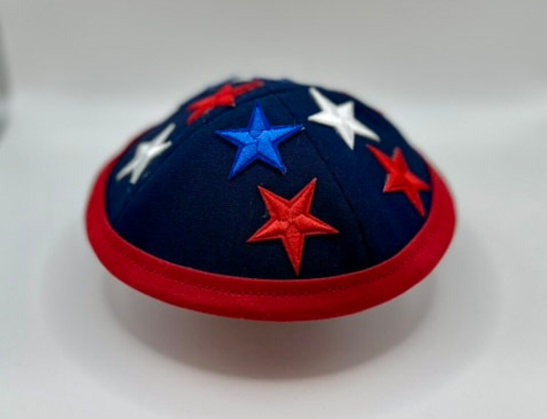 The Americana | Whimsical Yarmulke | Fun Kippah | Handmade Judaica - Etsy