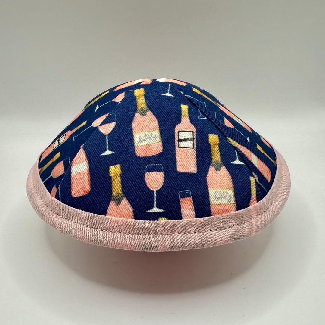 The Rosé | Whimsical Yarmulke | Fun Kippah | Handmade Judaica - Etsy