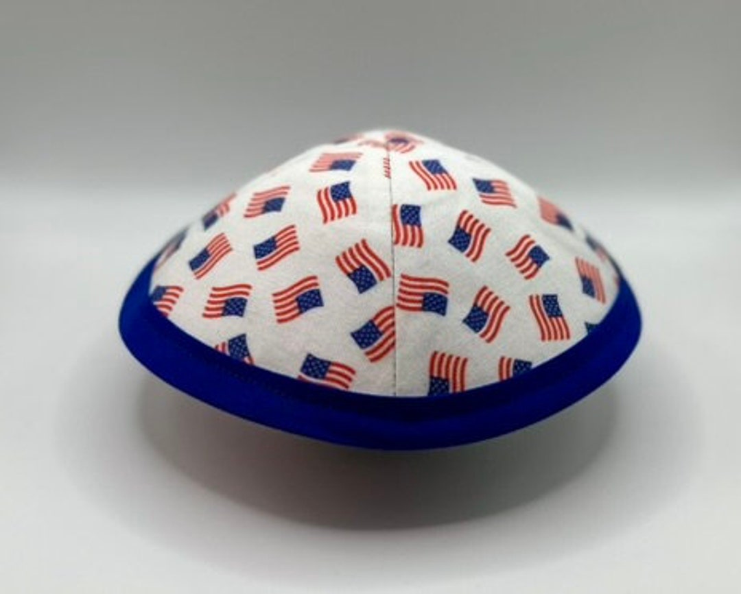 The Stars and Stripes | Whimsical Yarmulke | Fun Kippah | Handmade ...