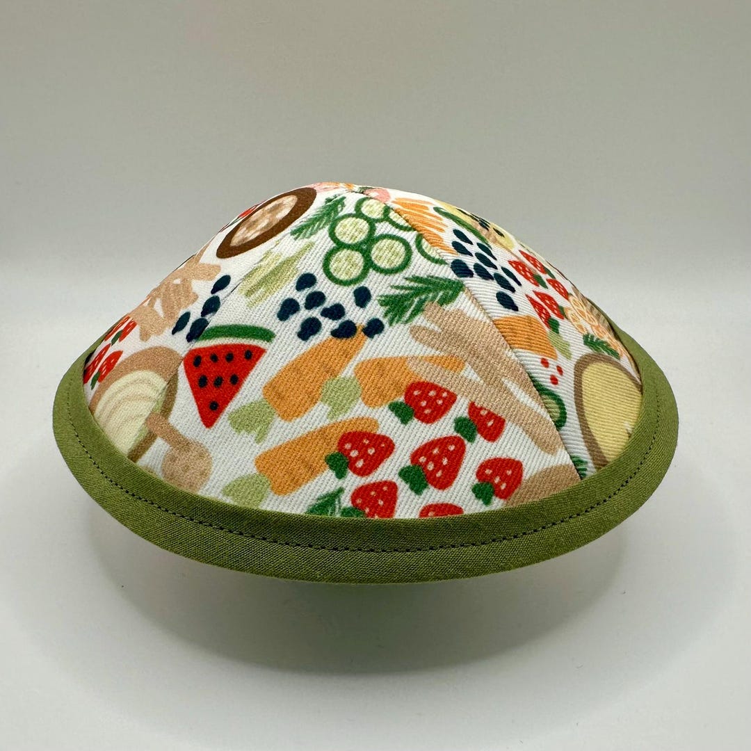 The Charcuterie | Whimsical Yarmulke | Fun Kippah | Handmade Judaica - Etsy