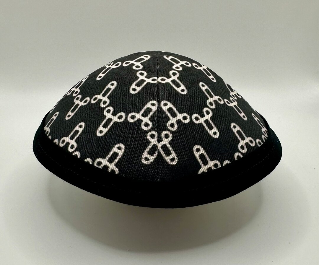 The Members Only | Whimsical Yarmulke | Fun Kippah | Handmade Judaica ...
