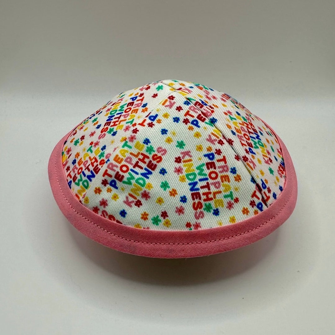 The Treat People With Kindness | Whimsical Yarmulke | Fun Kippah ...