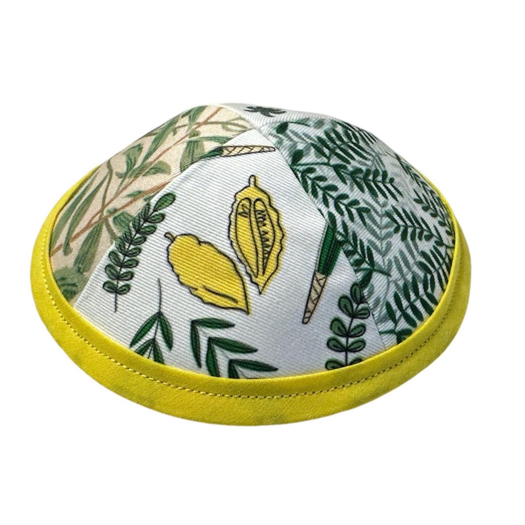 The Sukkot Species | Whimsical Yarmulke | Fun Kippah | Handmade Judaica ...