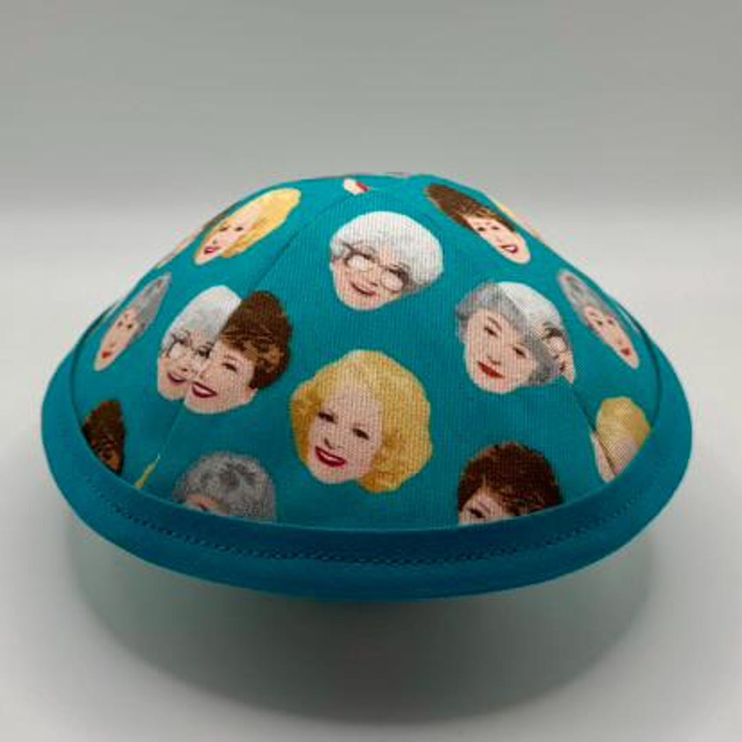 The Golden Girls | Whimsical Yarmulke | Fun Kippah | Handmade Judaica ...