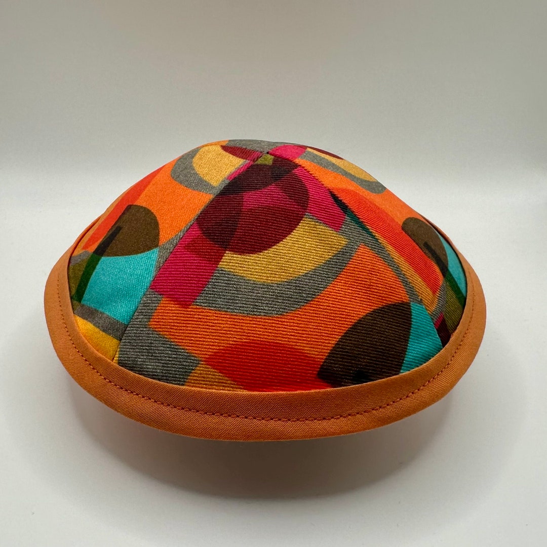 The Kaleidoscope | Whimsical Yarmulke | Fun Kippah | Handmade Judaica ...