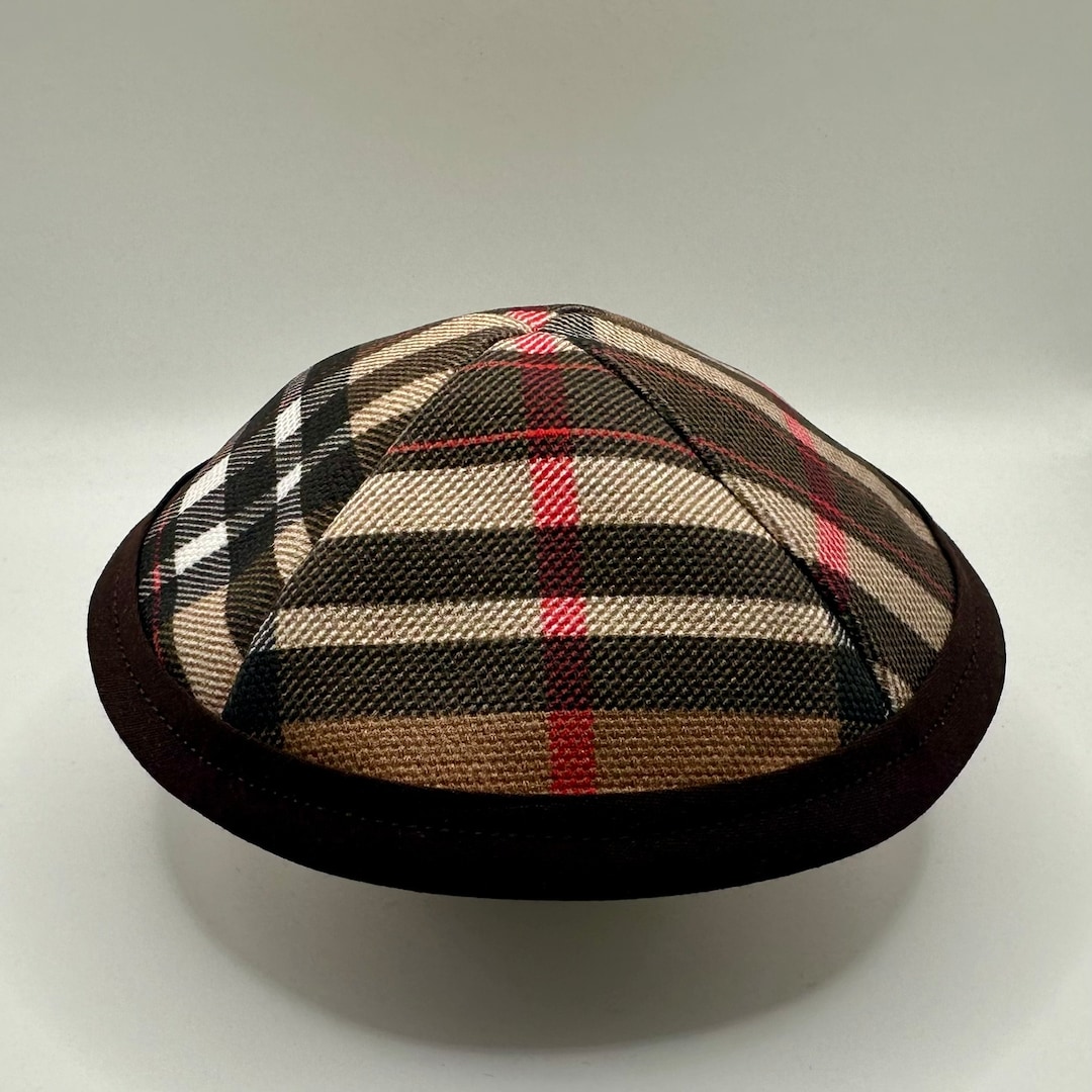 The Tan and Black Southdown | Whimsical Yarmulke | Fun Kippah ...