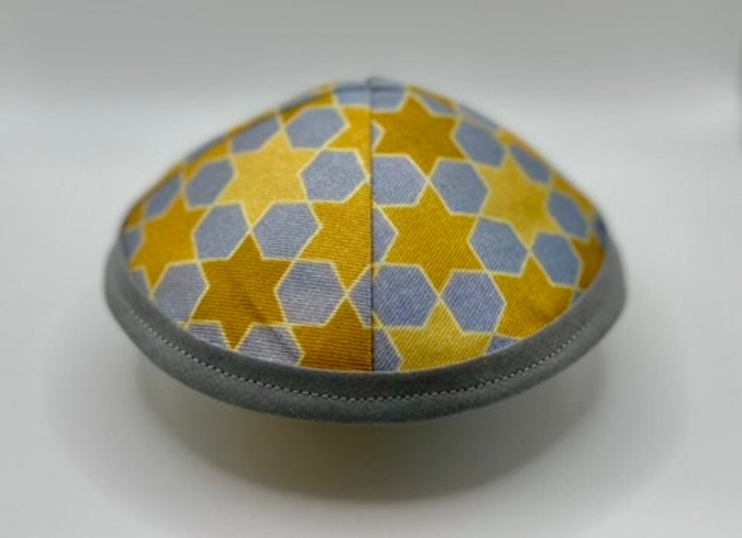 The Star of David | Whimsical Yarmulke | Fun Kippah | Handmade Judaica ...