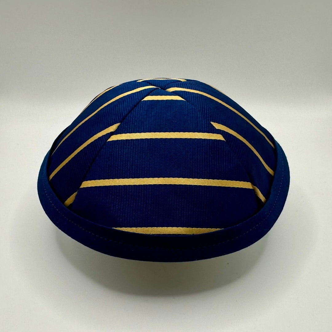 The Deconstructed Tie (gold Stripe) | Whimsical Yarmulke | Fun Kippah ...
