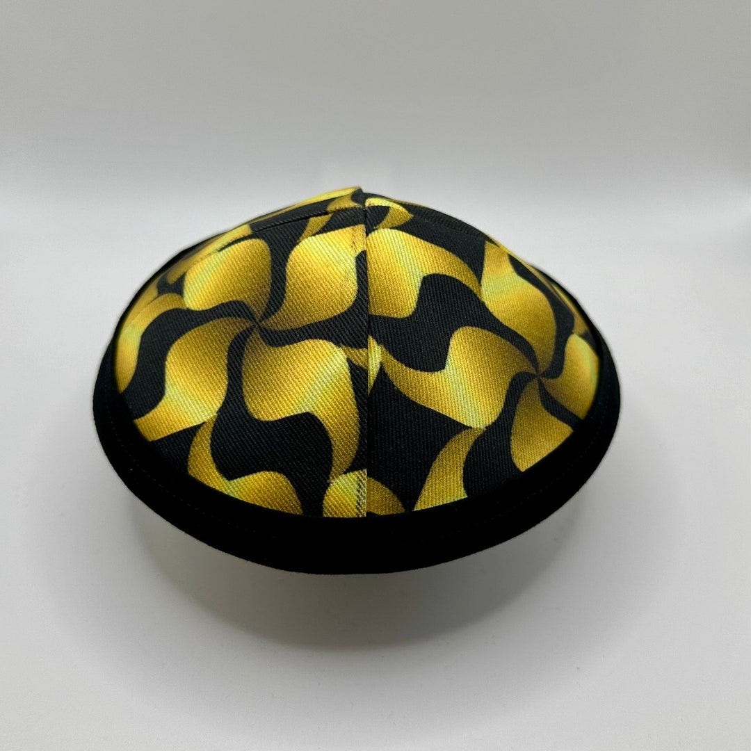 The Golden Yud | Whimsical Yarmulke | Fun Kippah | Handmade Judaica - Etsy