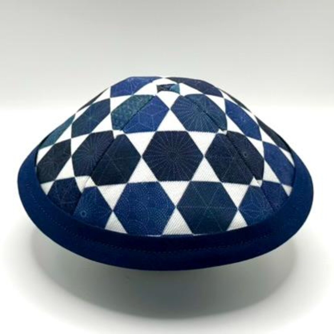 The Japanese Shashiko Jewish Stars | Whimsical Yarmulke | Fun Kippah ...