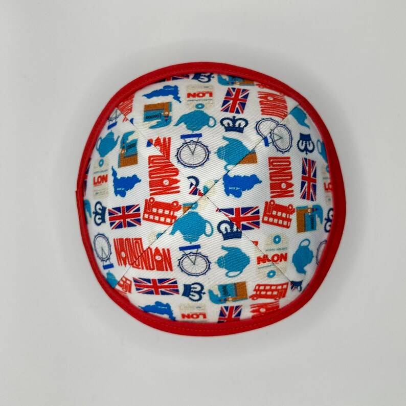 The London Calling | Whimsical Yarmulke | Fun Kippah | Handmade Judaica ...