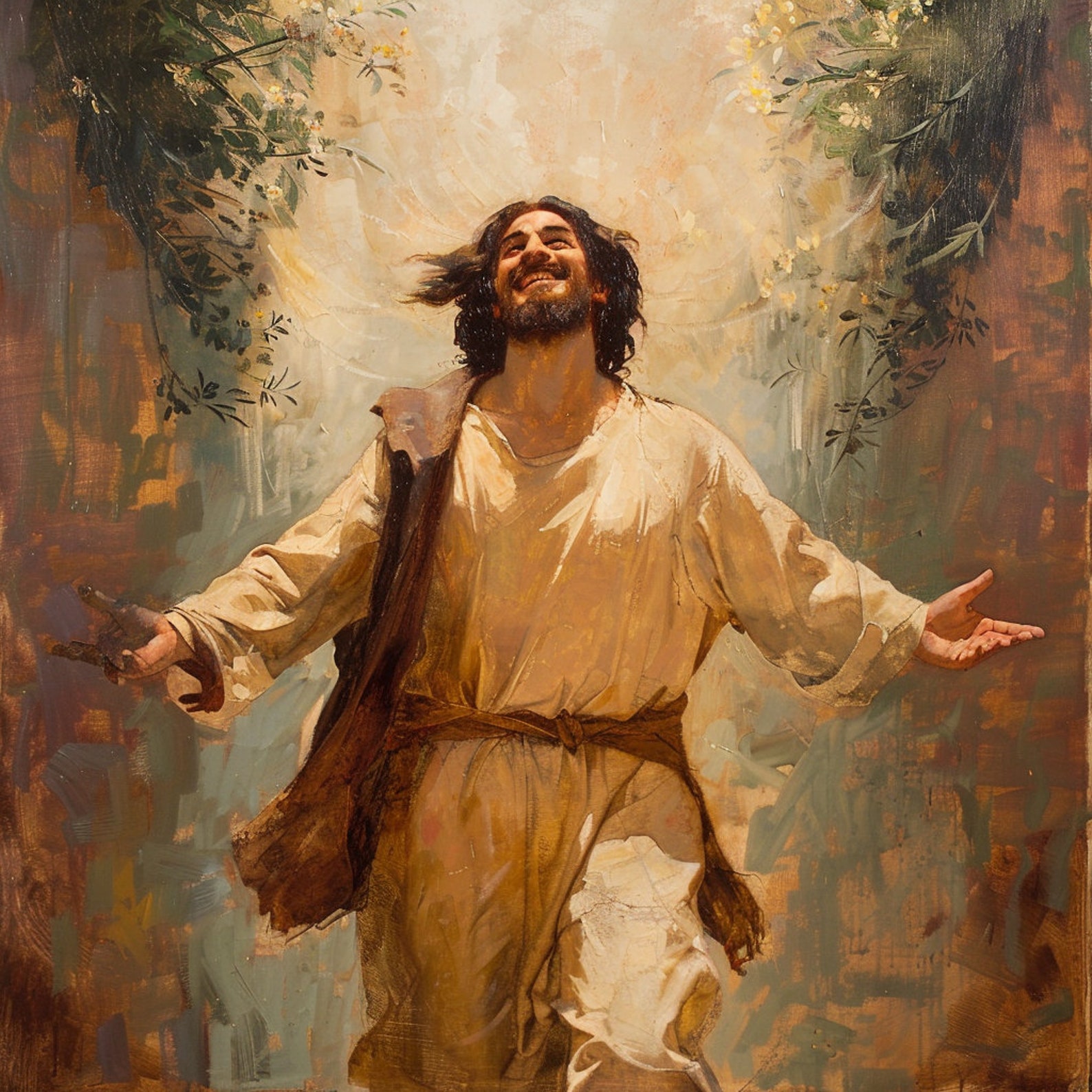 Jesus Christ Art, Jesus Art, Printable Art, Thankful. - Etsy