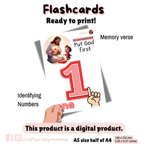 Printable Flashcards for Kids Teacher Resources Sunday School - Etsy ...