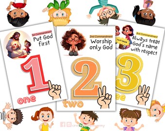 Learning Shapes Bible Verse Cards Activity for Kids Educational ...
