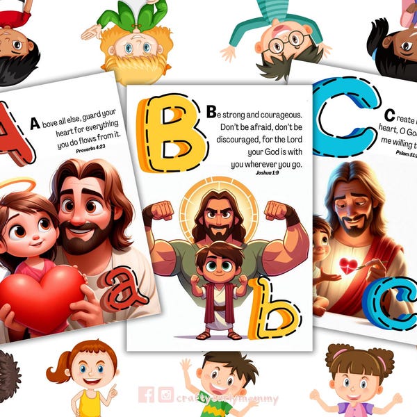 Learning Shapes Bible Verse Cards Activity for Kids Educational ...