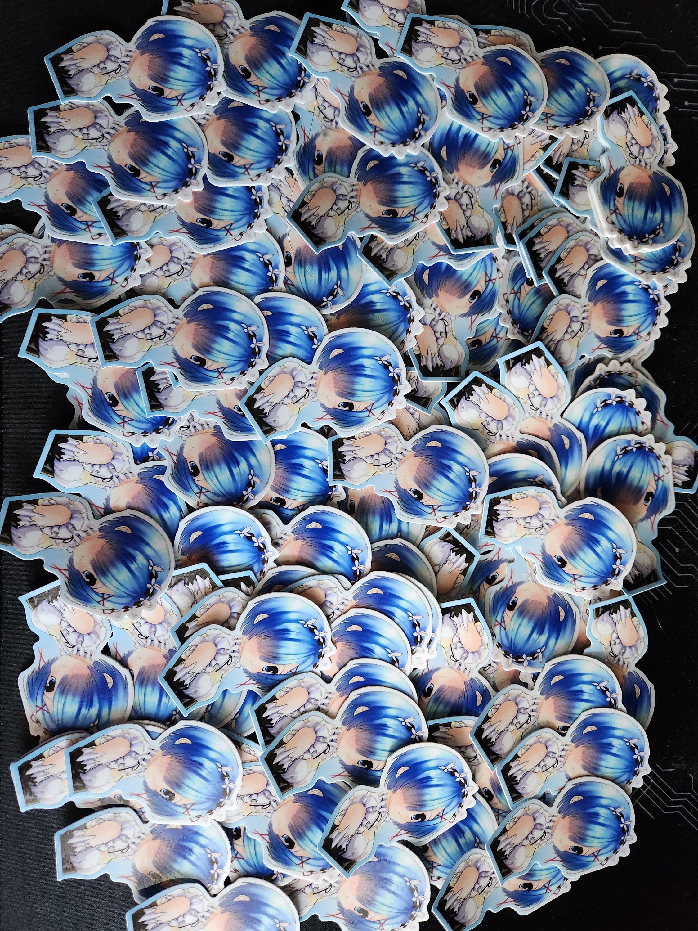 Rem in 2000s Anime Style Stickers - Etsy