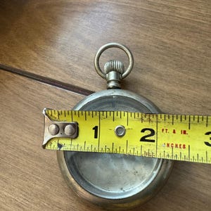 Vintage Silver Pocket Watch Holder - Victorian Style, Glass Front ...