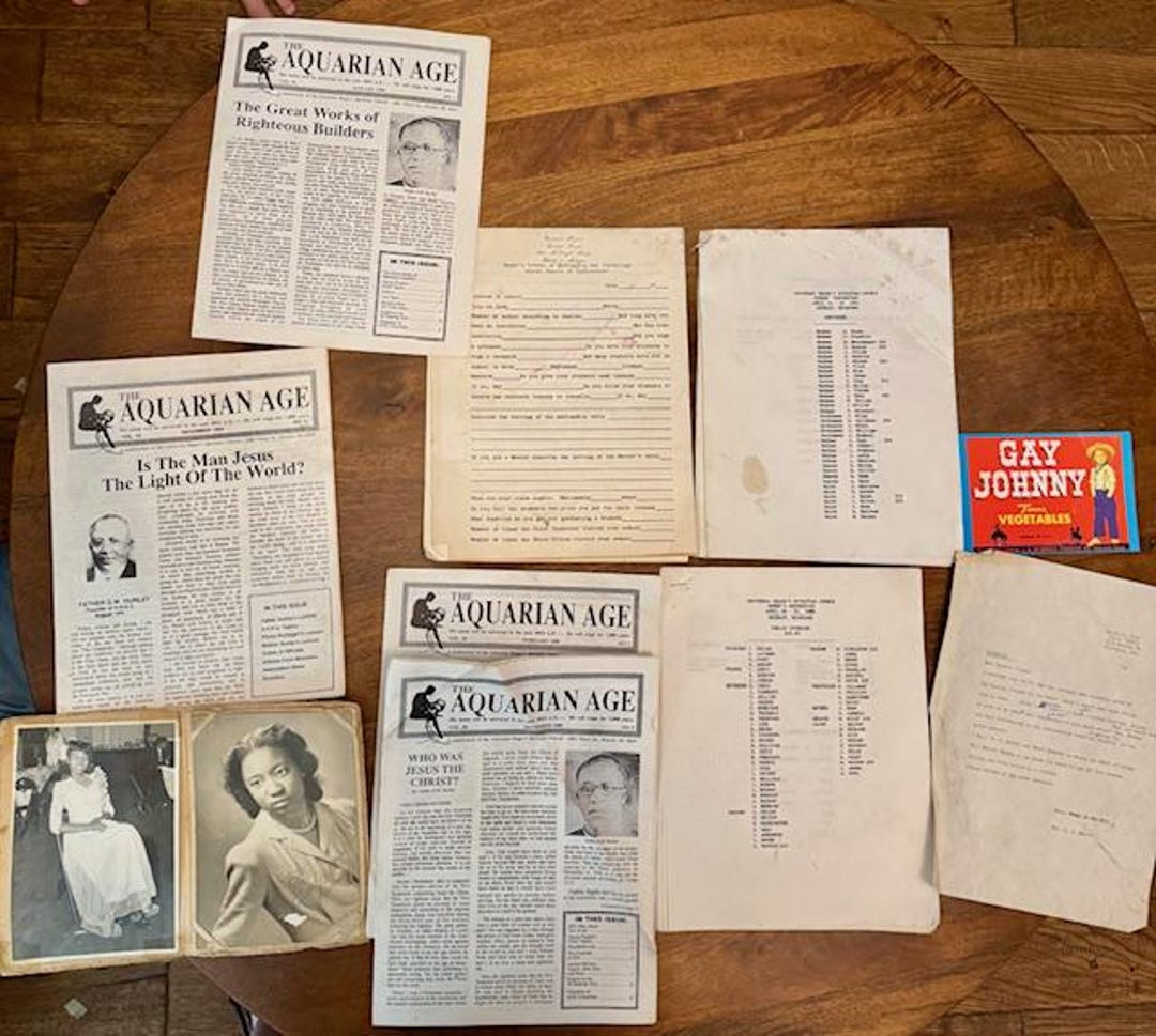 Vintage UHSC Documents, Aquarian Age Papers, Photos, & “gay Johnny ...