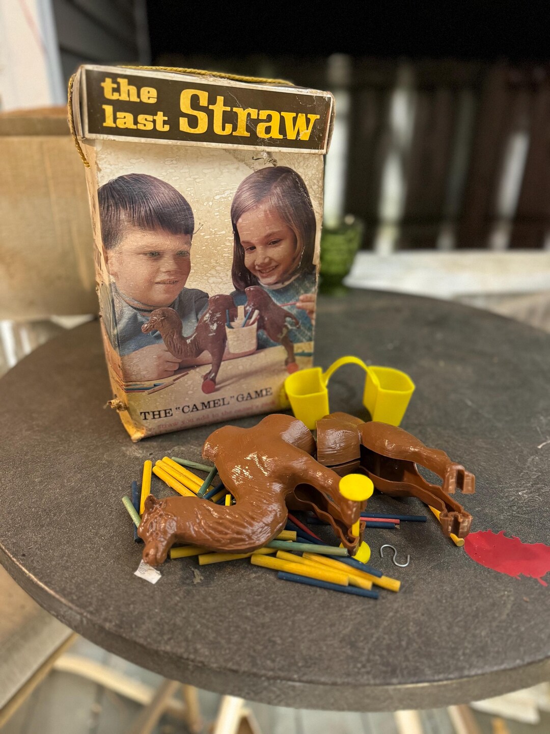 Vintage 1966 the Last Straw Camel Game Scraper Mfg Co, Box Worn - Etsy