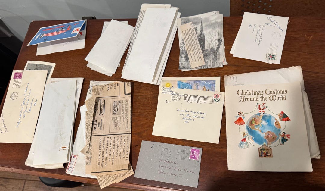 Prof. George Havens OSU Estate Lot Vintage Letters Academic Ephemera ...