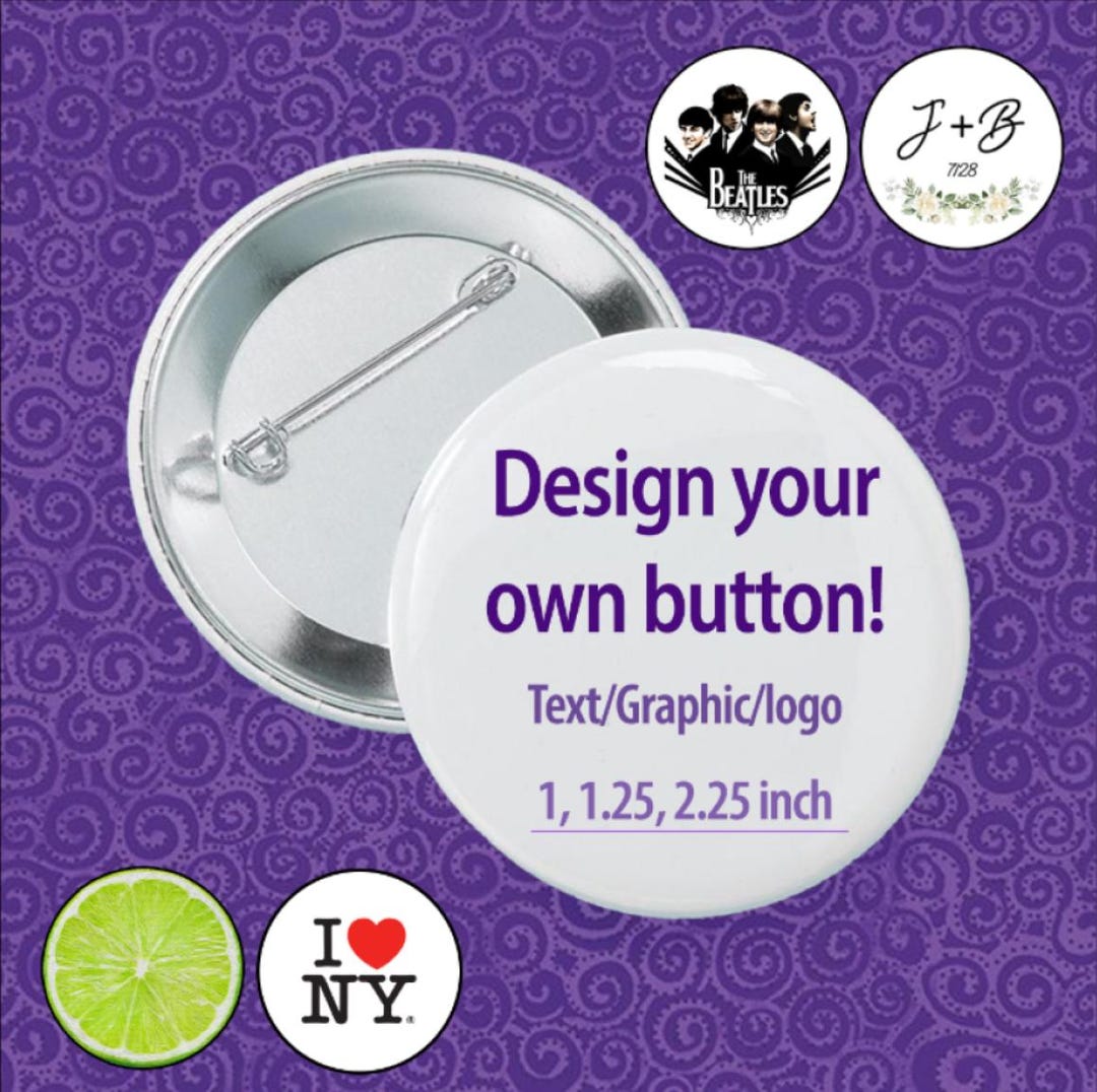 Design Your Own Buttons - Etsy