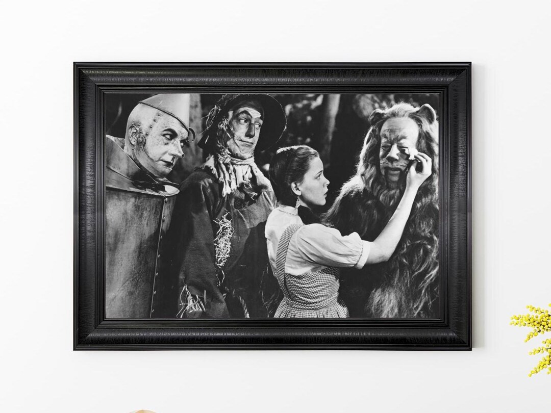Wizard of Oz Frame Wall Art - Judy Garland Framed Print, Classic Movie ...